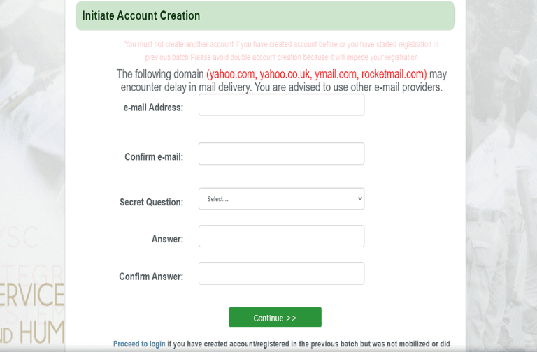 NounGeeks - How to apply for NYSC exclusion letter (NOUN)
