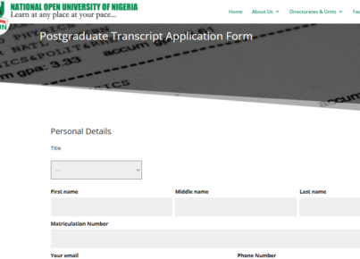 NOUN Transcript Application Process (fast tracking) - NounGeeks