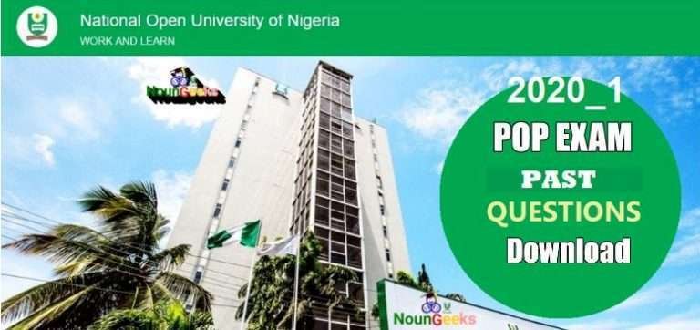 NOUN E-EXAMS PAST QUESTIONS DOWNLOAD - NounGeeks