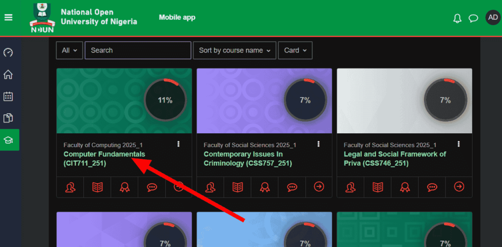 NOUN Elearn Portal - NounGeeks